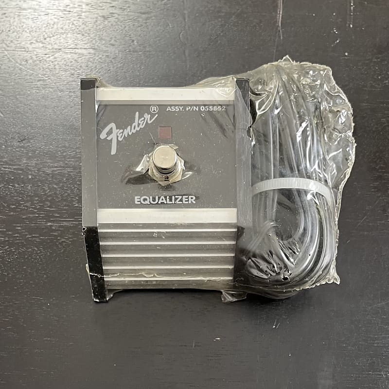 Fender Single Button Equalizer Latching Footswitch w/ Cable! | Reverb