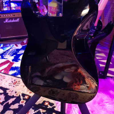 Alvarez AE10 Telecaster Guitar Alder/Maple 1995 Gloss Black | Reverb