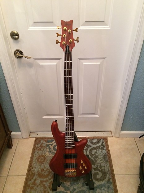 Schecter Diamond Series Five String Bass 2008-2010 Brown | Reverb UK