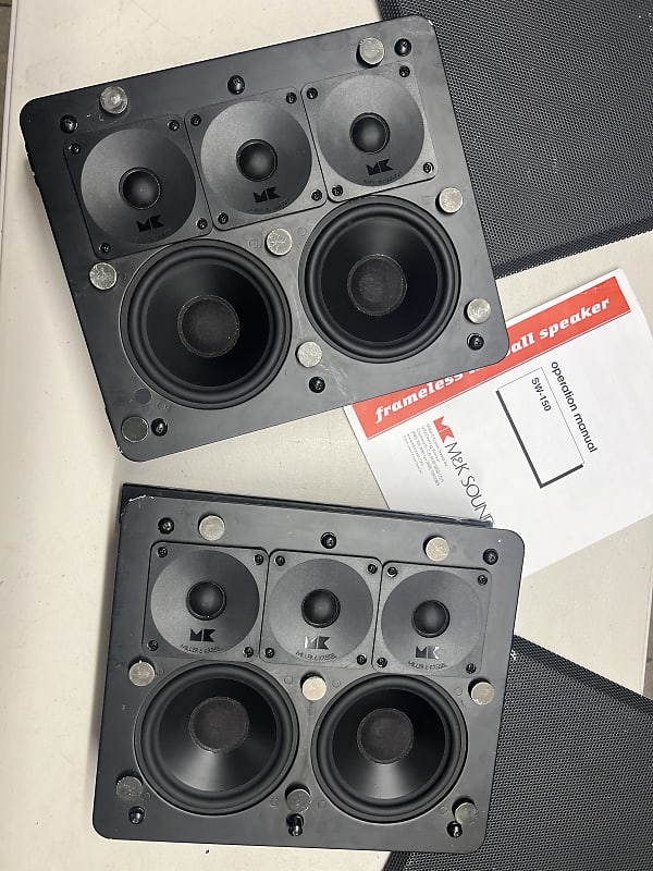 Pair Miller & Kreisel SW-150 In-Wall Speakers M&K SW-150 - | Reverb