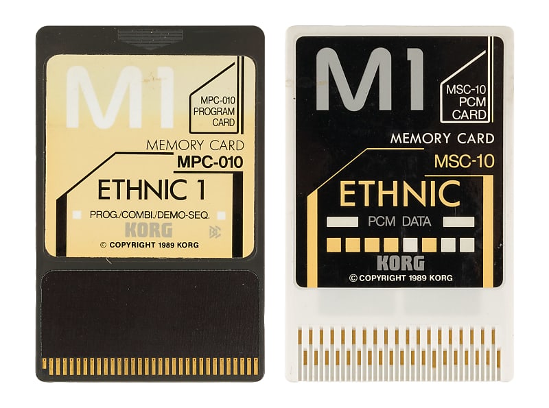 Korg M1 MPC-010 and MSC-10 Ethnic 1 Set Program | Reverb Australia