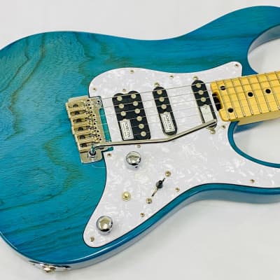 SCHECTER BH-1-STD-24 Indigo Light Blue 24-fret ash body | Reverb