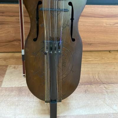 Nyckelharpa Sweden Violin w/ bow Key Harp Viola Hurdy Gurdy - | Reverb