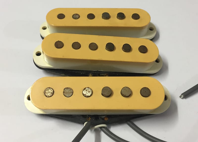 1970s Fernandes Burny Custom FST-65 Stratocaster pickup set | Reverb