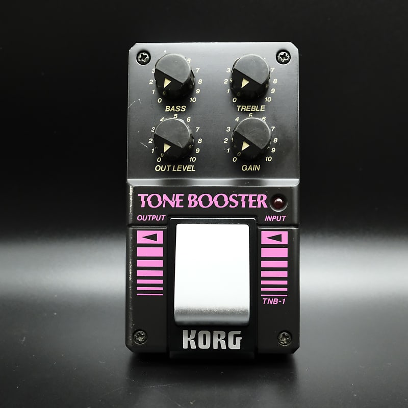 Korg Tone Booster TNB-1 1980’s - Black & Pink | Reverb
