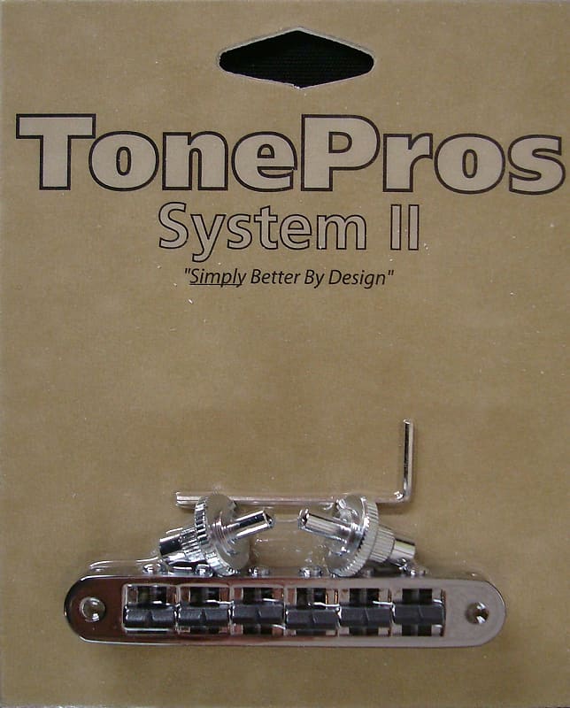 TP6K-C TonePros Standard Tune-O-Matic Bridge w/ Black G | Reverb
