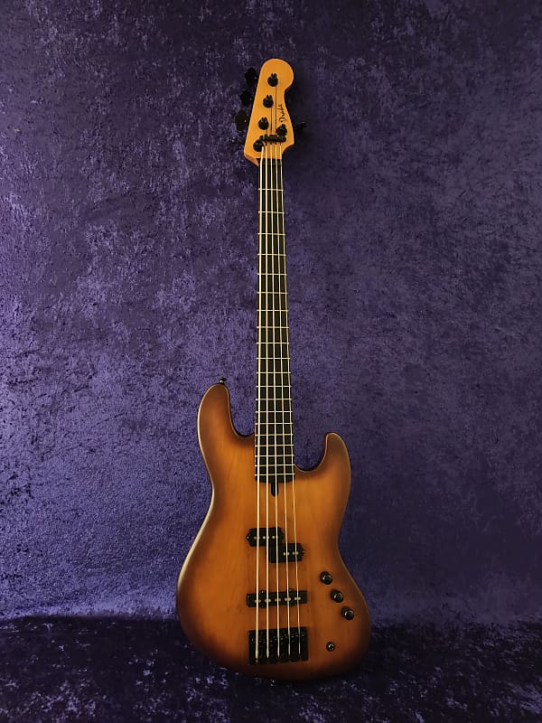 Drake Custom Custom 5 string 2022 - Roasted Burst Contoured | Reverb