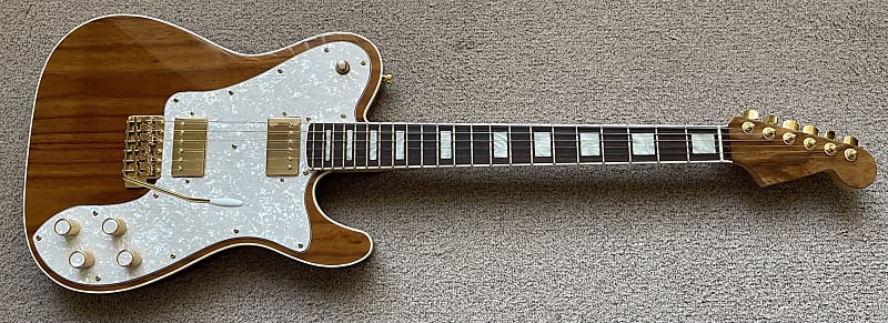 Warmoth Telecaster Deluxe 2020 - Roasted Swamp Ash | Reverb