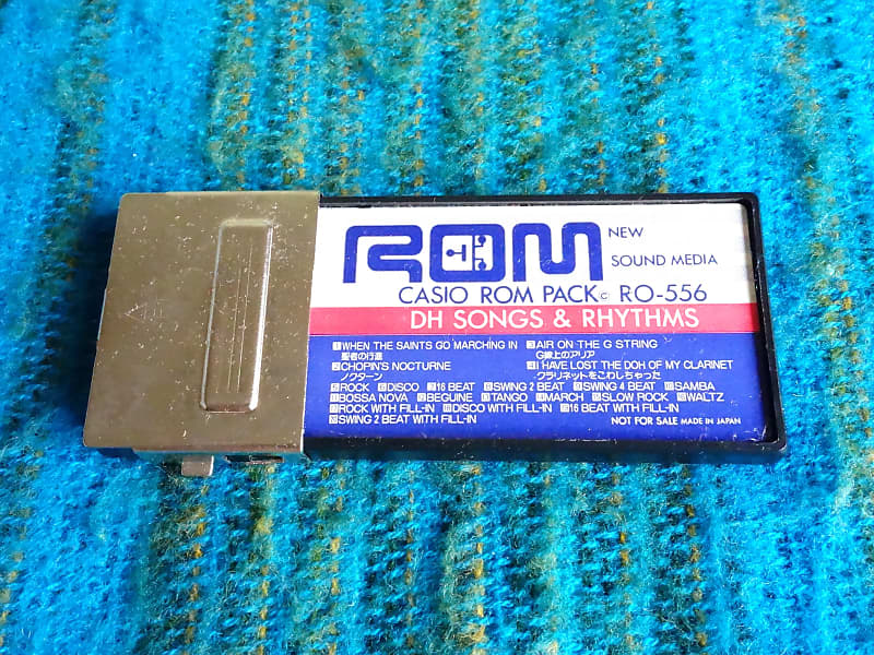 Casio RO-556 Casio Rom Pack - DH Songs & Rhythms - I051 | Reverb UK