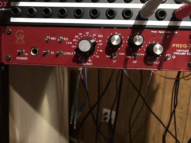 Golden Age Project Pre-Q 73 (rack pair) 2000's Red | Reverb