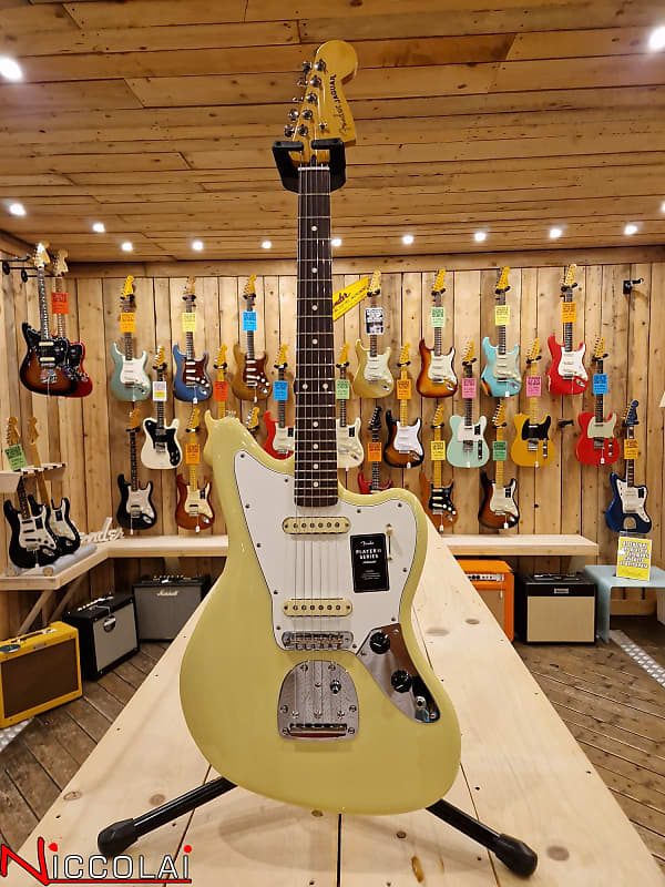 Fender Player II Jaguar, Rosewood Fingerboard, Hialeah Yellow | Reverb