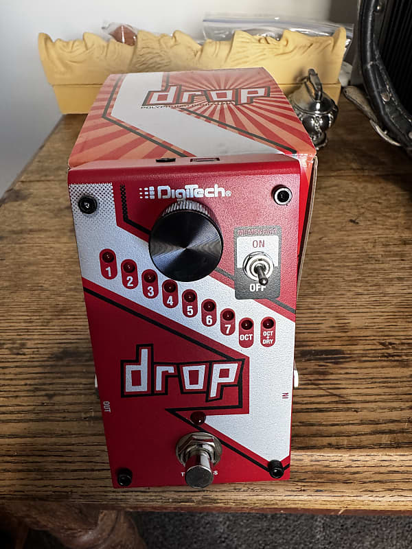 DigiTech Drop Compact Polyphonic Pitch-Shifter 2010s - Red | Reverb