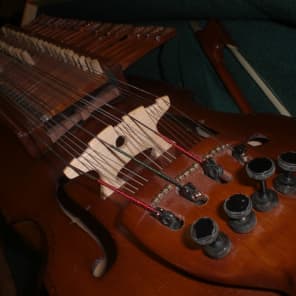 Swedish Nyckelharpa keyed fiddle folk instrument chromatic | Reverb