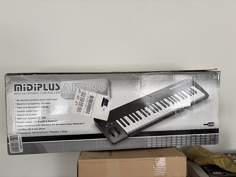 Midiplus AK490 49-key MIDI Keyboard controller | Reverb
