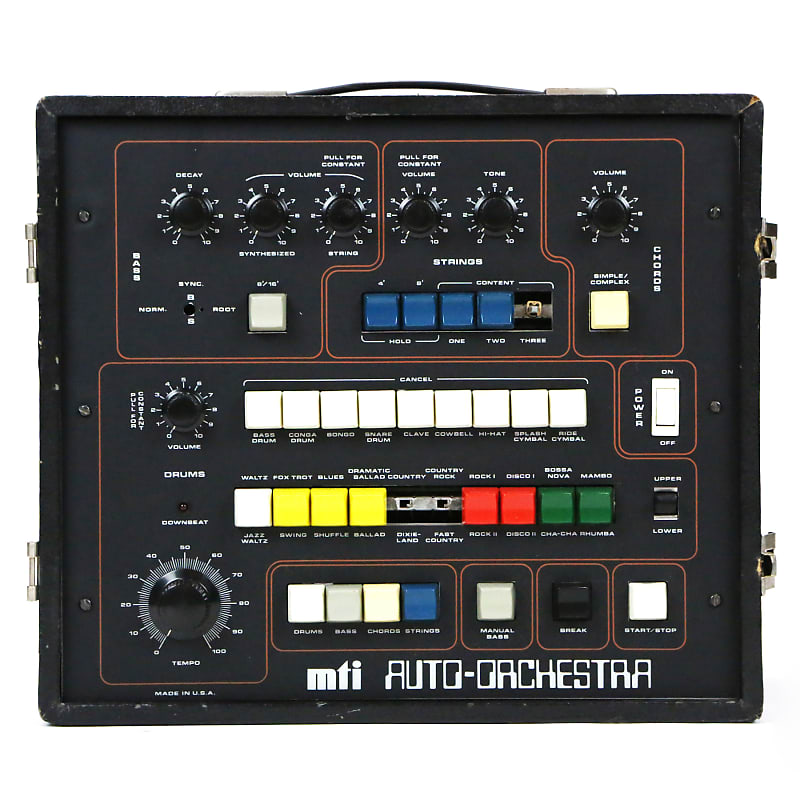1980 MTI Auto-Orchestra Model AO-1 Analog Synthesizer Drum | Reverb