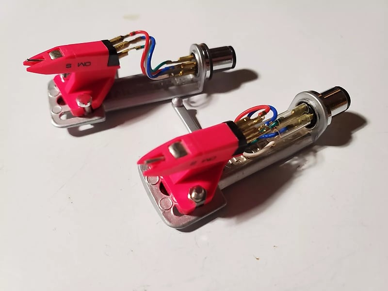 Ortofon OM Scratch Cartridges Mounted On Numark HS1 | Reverb