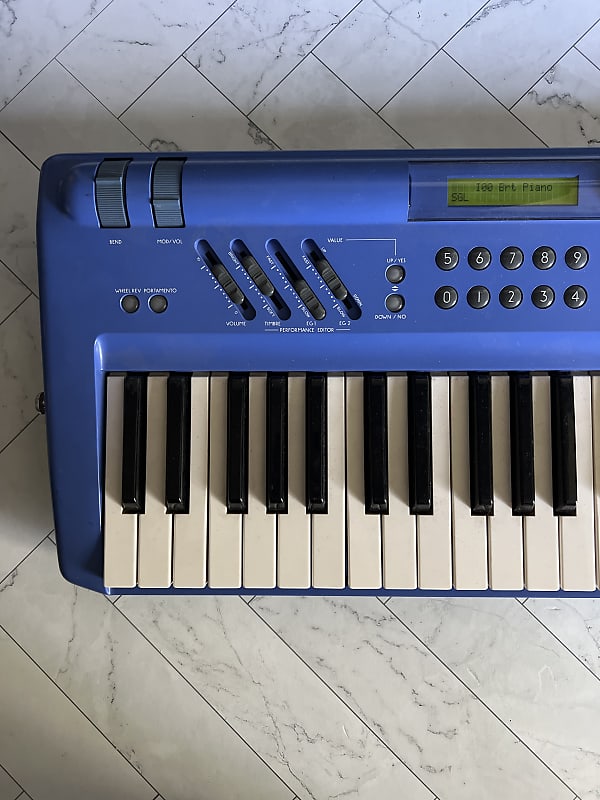 Korg 707 49-Key Performing Synthesizer 1980s - Blue | Reverb