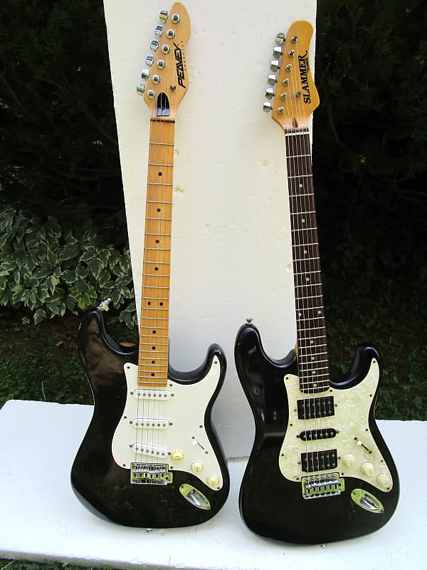 (2) Guitars, Peavey Predator & Hamer Slammer, 1990's, Strat | Reverb