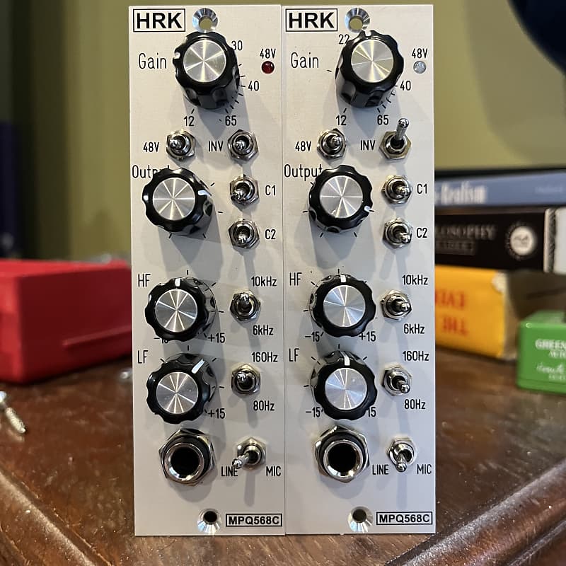 Pair of HRK MPQ568C mic pres w/ Discrete Saturation Colour | Reverb