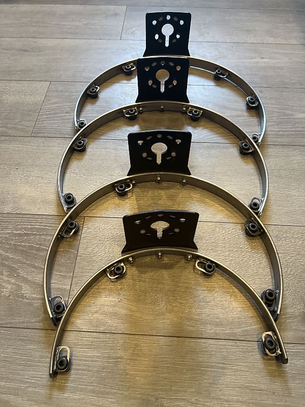 RIMS Vintage RIMS for 14”13”12”10” toms Circa 1989 - Metal | Reverb