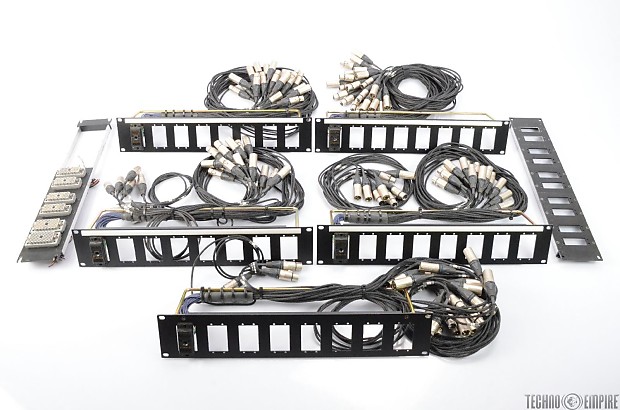 DL Connector & EDAC ELCO XLR Snake Studio Audio Patch Rack | Reverb