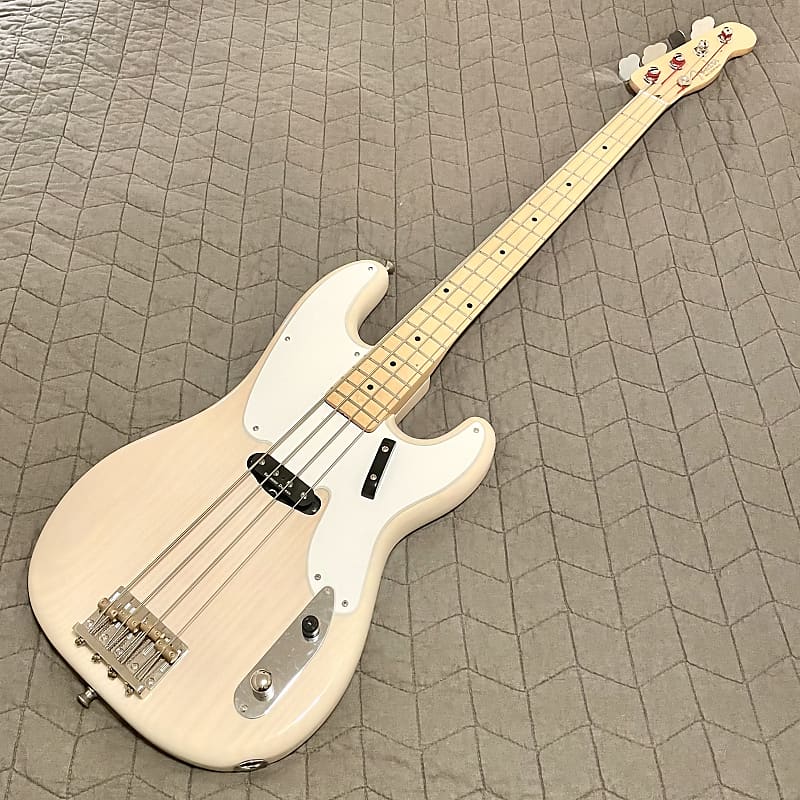 Fender 51 Style P-Bass Partscaster White Blonde | Reverb