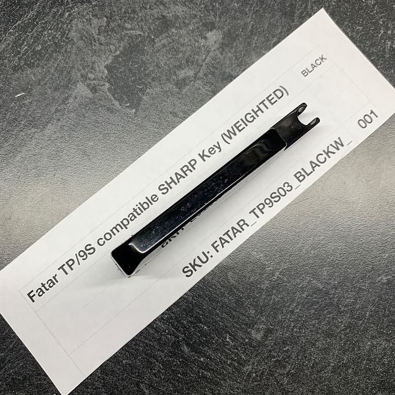 Fatar Replacement Weighted SHARP/BLACK Key (TP/9S Keybeds) | Reverb