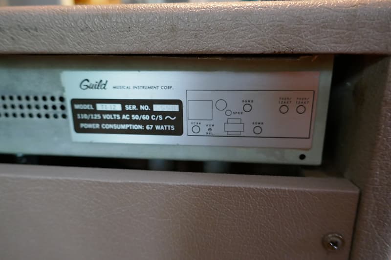 Guild 1966 Thunder 1 Guitar Amplifier 1X10 combo w/Tremolo | Reverb