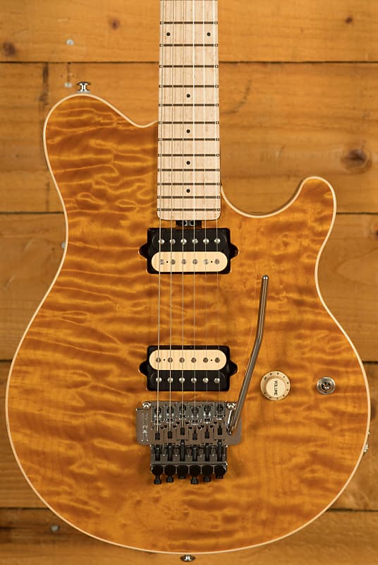 Music Man Axis Premium One Piece Translucent Gold | Reverb