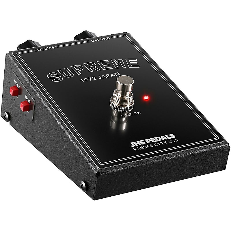 JHS Pedals Supreme 1972 Japan Fuzz Guitar Effects Pedal Black | Reverb