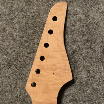 Warmoth Stratocaster Conversion Neck 24.75 Scale Satin Flame | Reverb