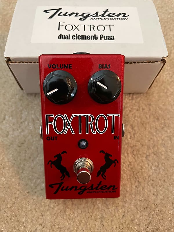 Tungsten Amplification Foxtrot Fuzz 2020 Red | Reverb