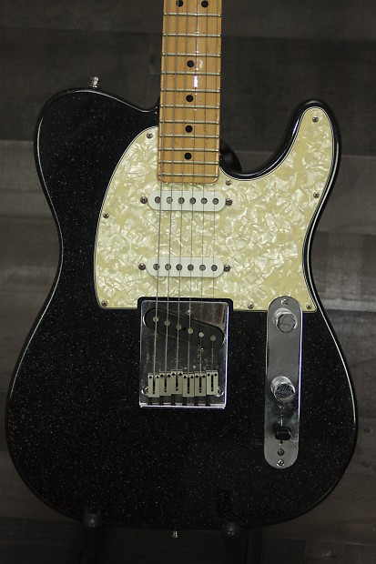 Fender Custom Shop Telecaster 1995 Holoflake Black | Reverb España