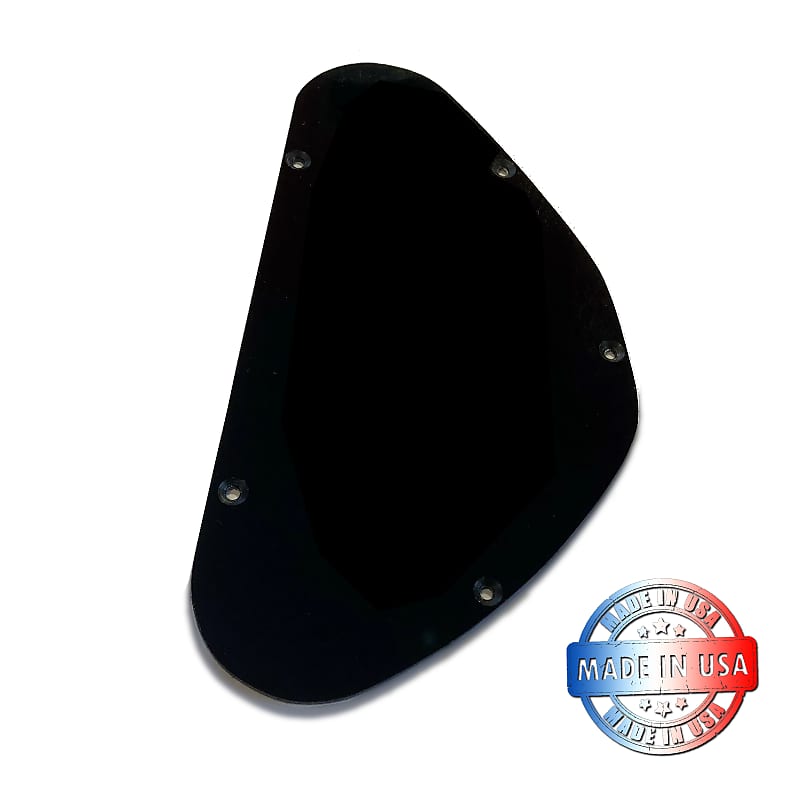 Black Plastic Control Cavity Cover Back Plate Older Style for | Reverb