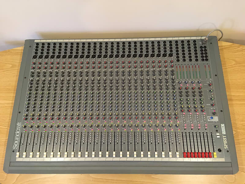 FULLY MODDED Soundcraft Spirit Studio 24CH Mixing Console | Reverb