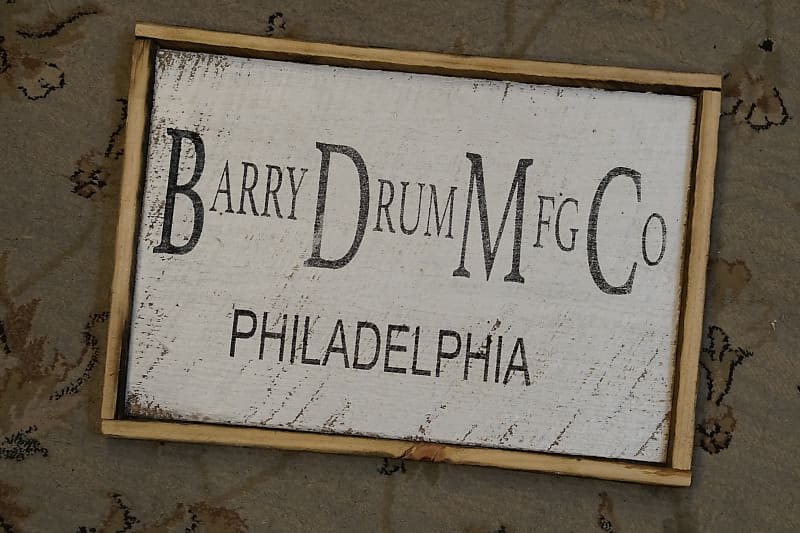 Barry Drum Co. Vintage Style Advertising Sign | Reverb Canada