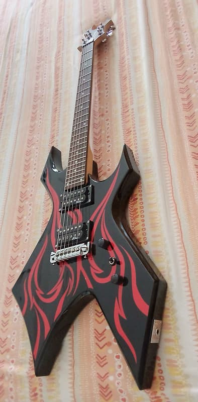 B.C. Rich WARLOCK KKW - BLACK,RED | Reverb