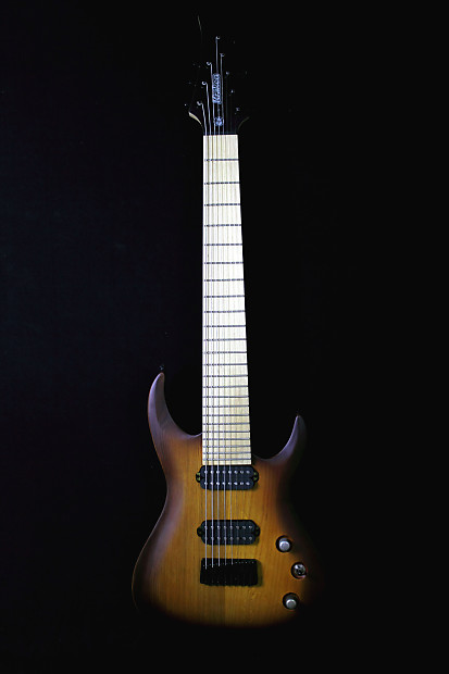 KRAKEN 8string guitar 2016 Satin Brown burst | Reverb