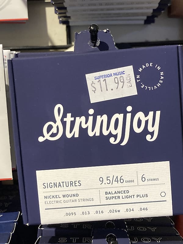 Stringjoy 9.5- 46 electric strings 2023 | Reverb