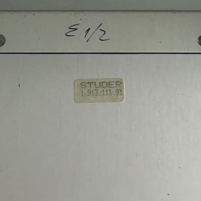 Studer Bargraph 4 Channel Peakmeter Gain Reduction Meter for | Reverb