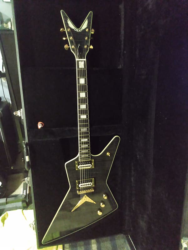 Dean Z Black Gold 2000's Black | Reverb