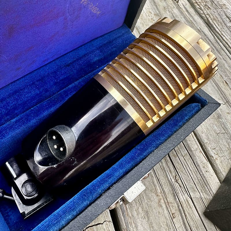 American Microphone Co. DR332 Pair (2) 1950s Gold | Reverb