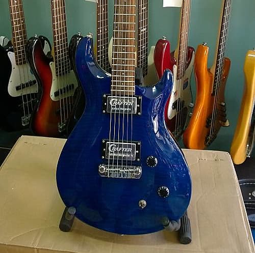 crafter convoy prs style top acero marezzato | Reverb