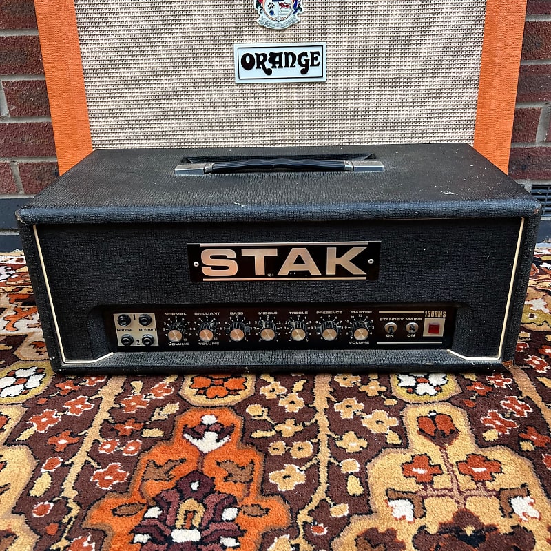 Vintage 1970s 1972 STAK 130RMS EL34 Valve Amplifier Head | Reverb