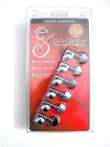 Grover 406C6 Chrome Locking Tuners | Reverb