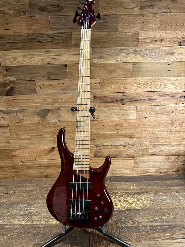 MTD Kingston Z - Red 5 String Bass | Reverb