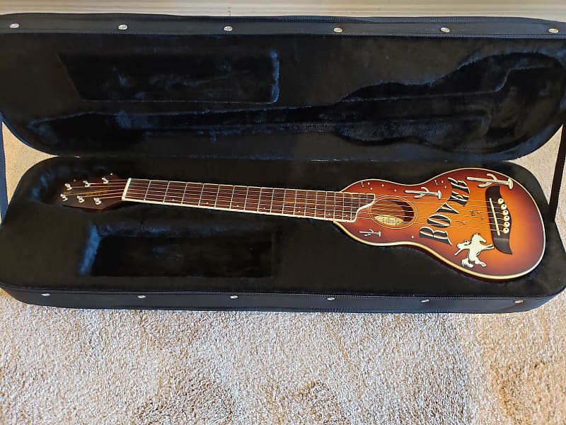 Washburn Rover Cowboy Acoustic Travel Guitar - RARE! | Reverb