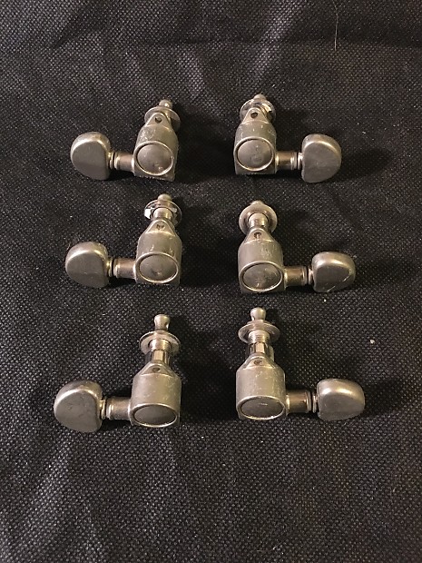 Grover Rotomatic tuners, satin finish, 3+3 for Gibson, etc. | Reverb