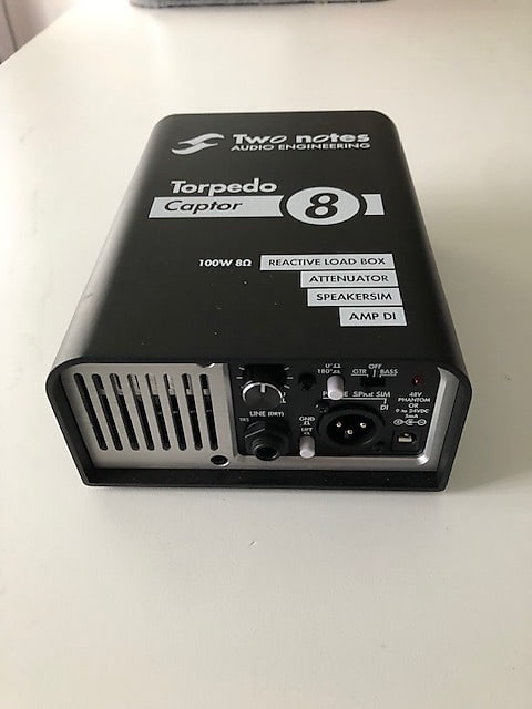 Two Notes Torpedo Captor Loadbox/Attenuator/DI - 8 Ohm 2010s | Reverb