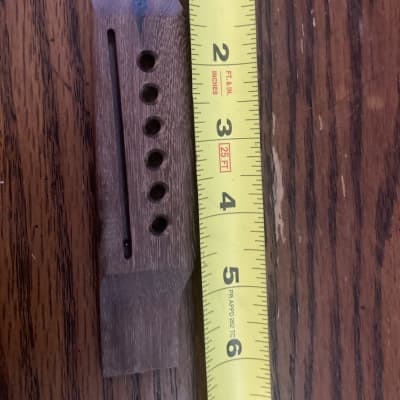 Martin Acoustic guitar bridge 2 1/8 String Spacing 2010’s | Reverb